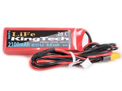 2100mAh-9.9V LIFE Battery | KingTech Turbines